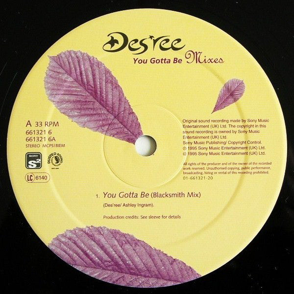 Buy Des'ree : You Gotta Be (Mixes) (12") Online for a great price – Wax ...